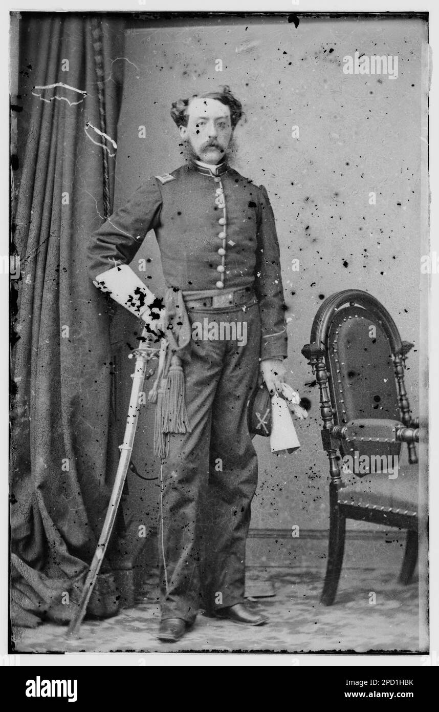 Captain R.G. Prendergast, 1st New York Cavalry. Civil war photographs ...