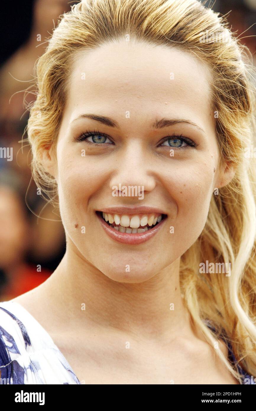 Italian actress Laura Chiatti poses during a photo call for the film "L ...