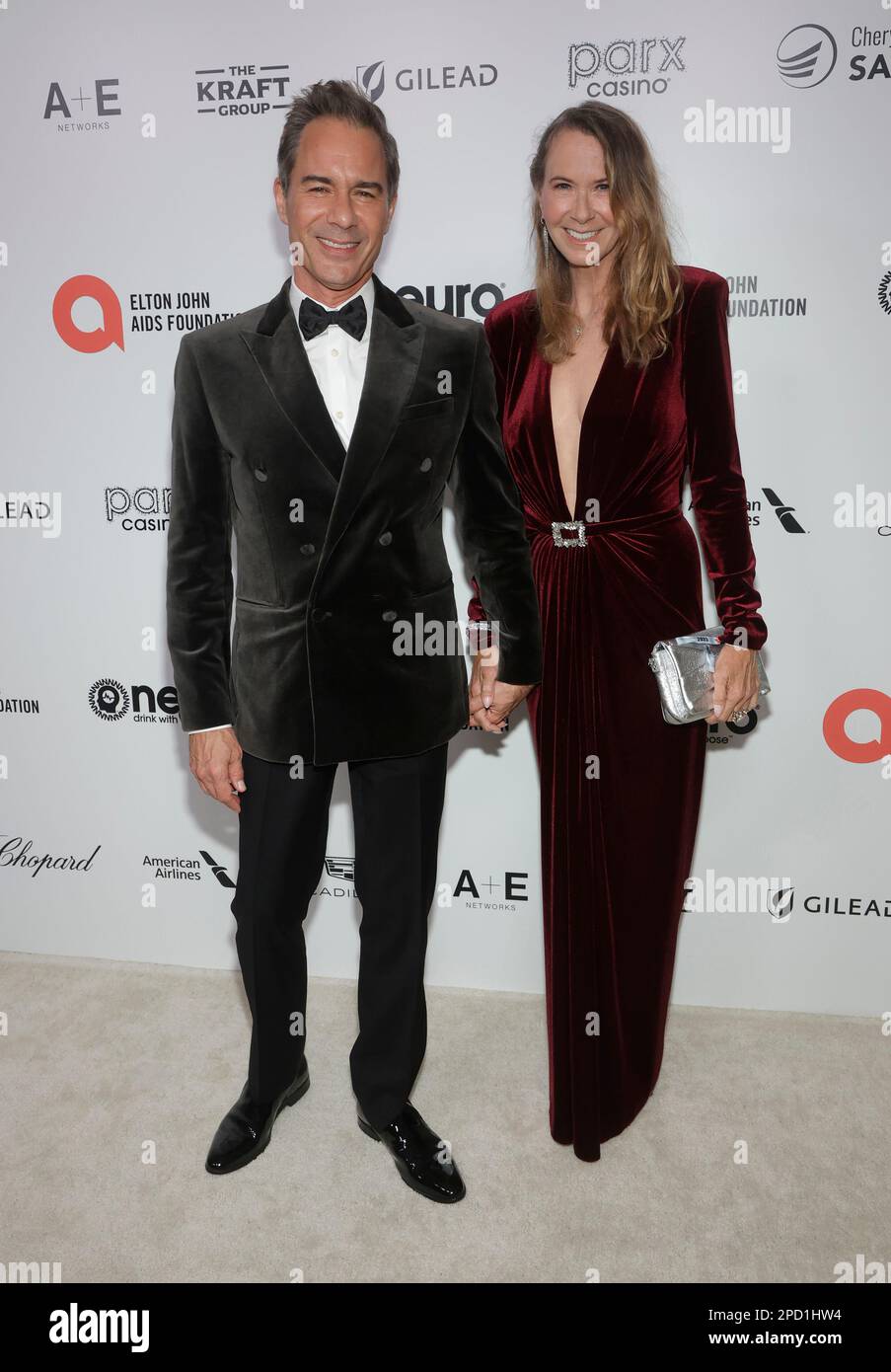 West Hollywood, Ca. 12th Mar, 2023. Eric McCormack and Janet Holden at ...
