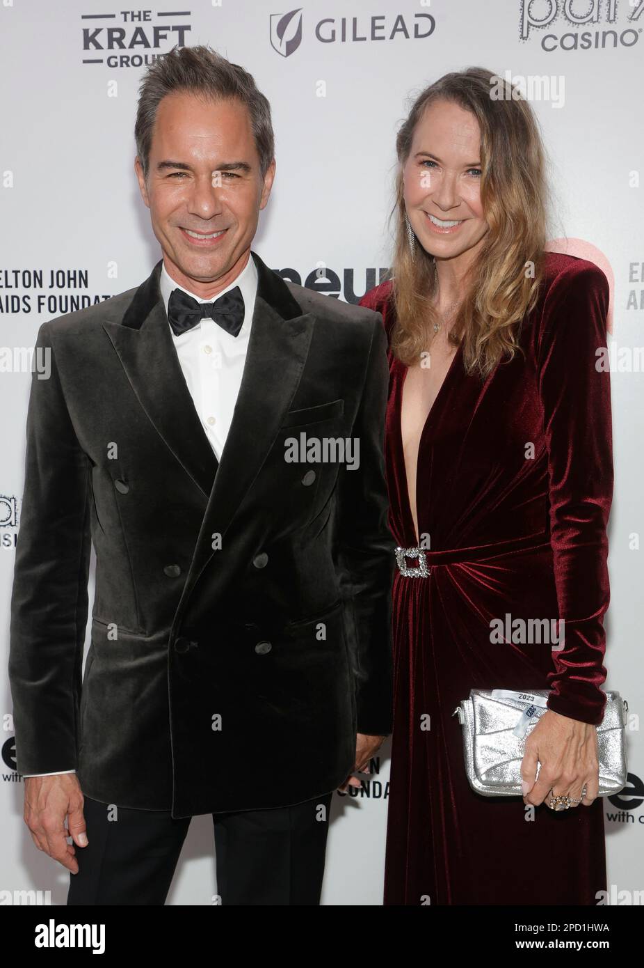 West Hollywood, Ca. 12th Mar, 2023. Eric McCormack and Janet Holden at ...