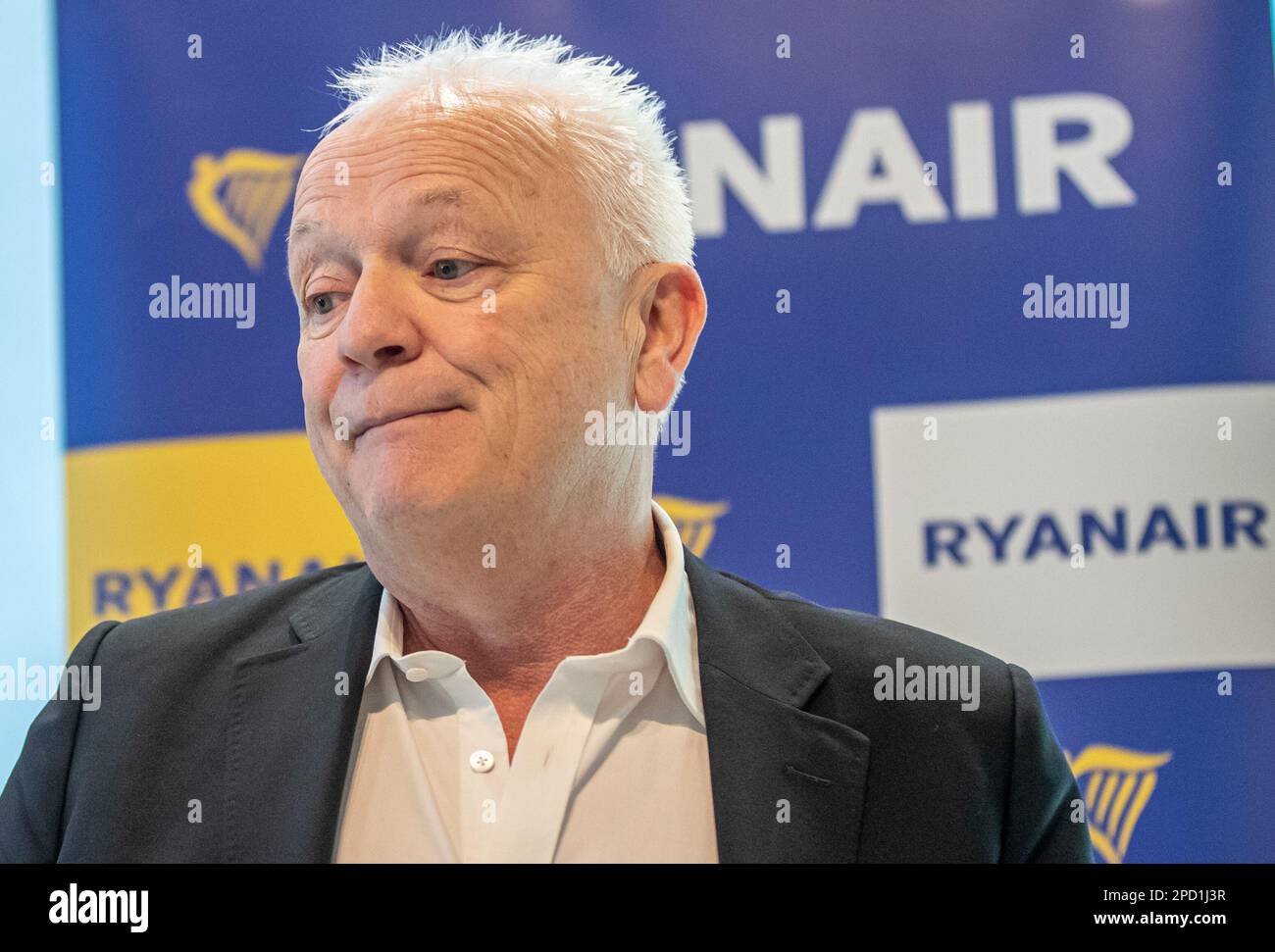 Ryanair chief executive Eddie Wilson during the Ryanair and Dublin ...