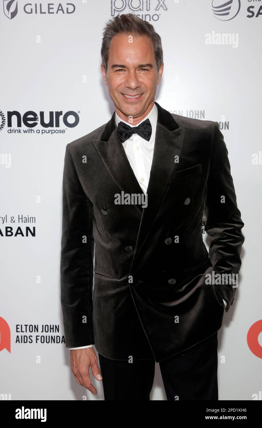 West Hollywood, Ca. 12th Mar, 2023. Eric McCormack at the Elton John ...