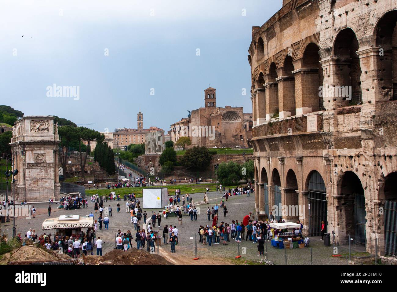 The Colosseum in Rome Italy Stock Photo - Alamy
