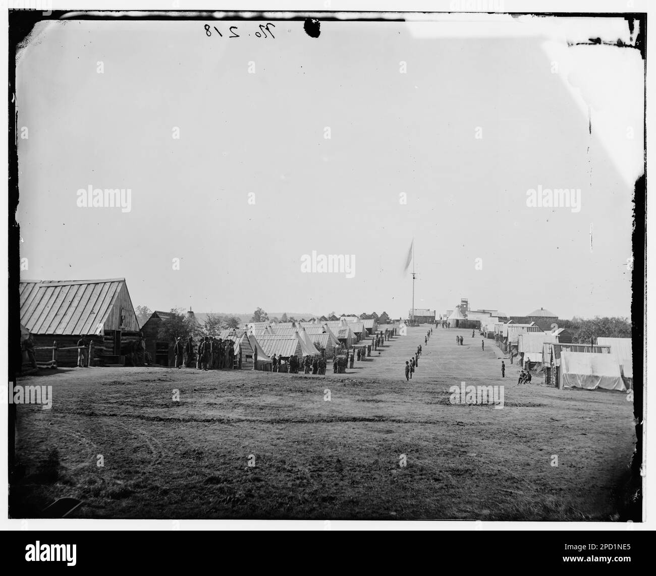 Prospect Hill, Virginia. Camp of the 13th Regiment New York Cavalry ...