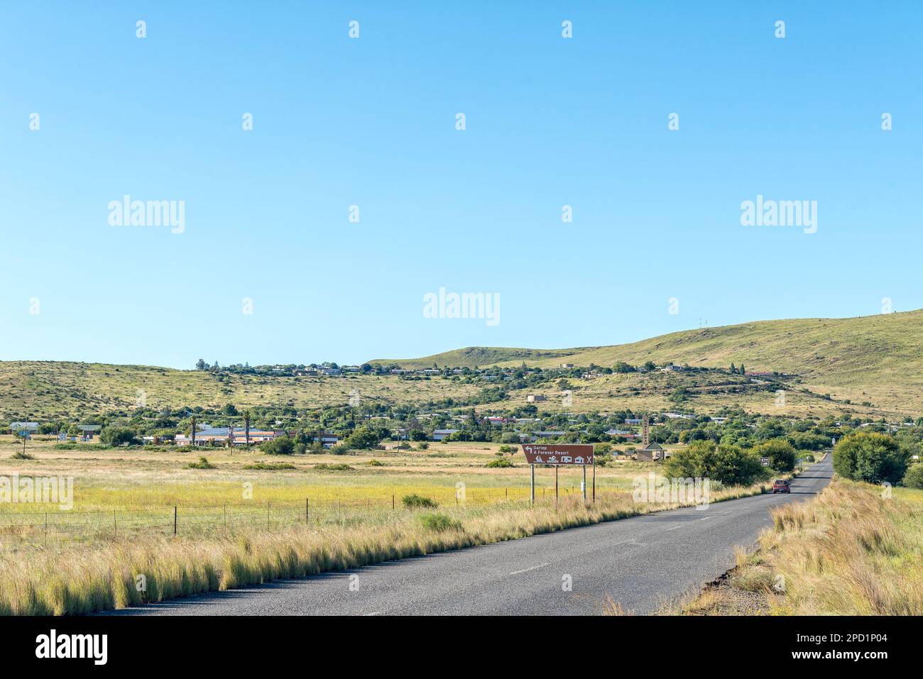 Gariepdam, South Africa - Feb 21, 2023: A view of Gariepdam, a small ...