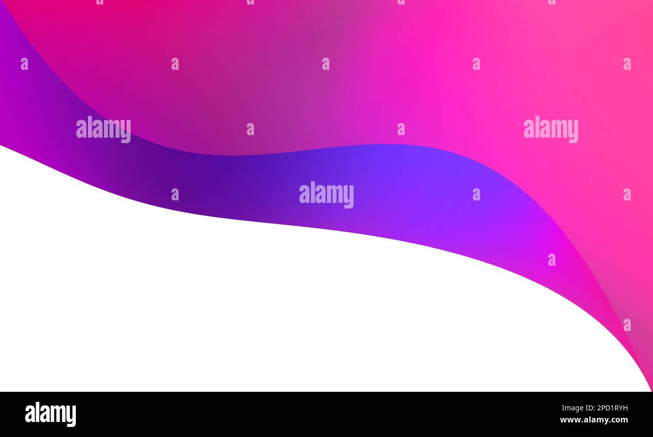 abstract background with pink and purple waves and white space for text ...