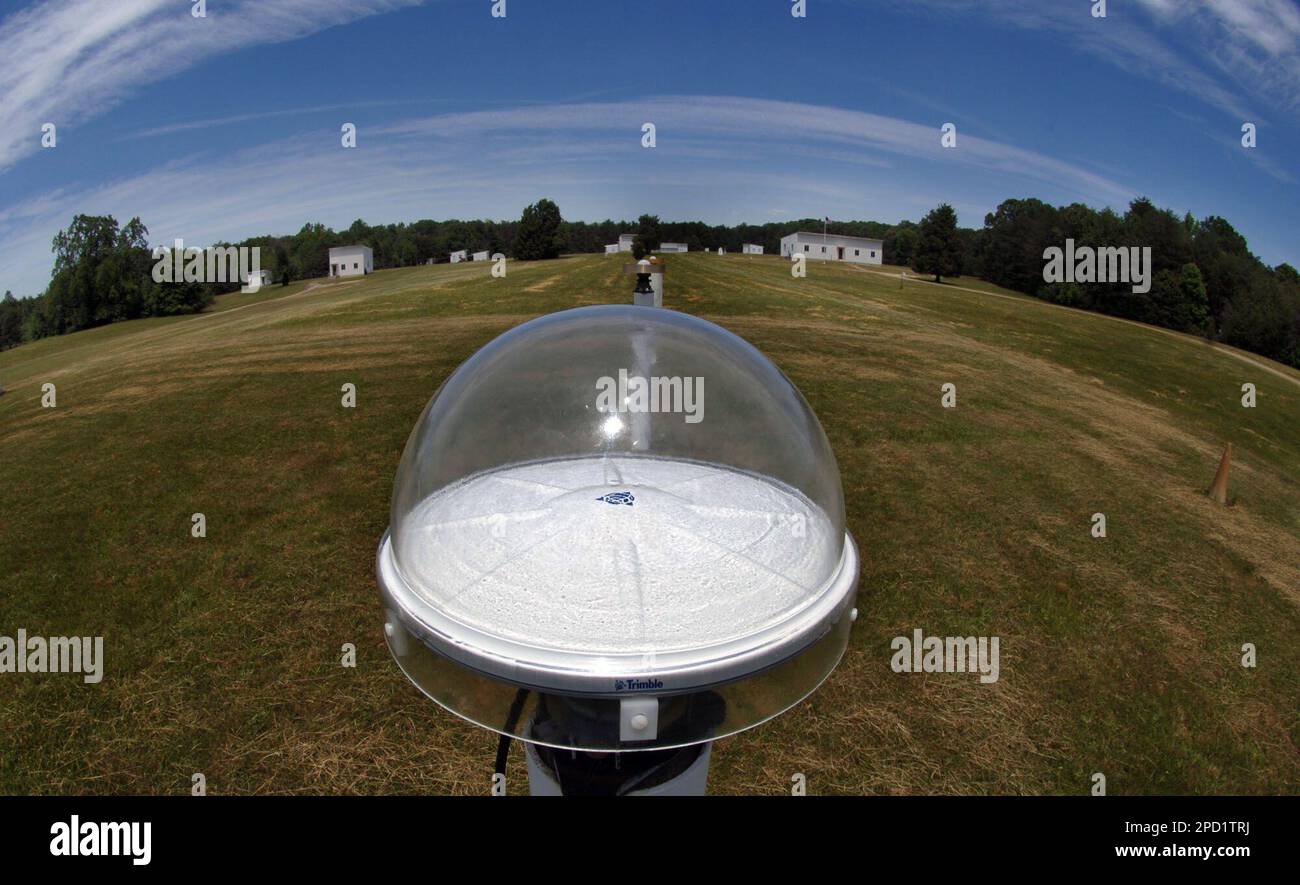 GPS survey equipment operated by the National Oceanic and Atmospheric ...