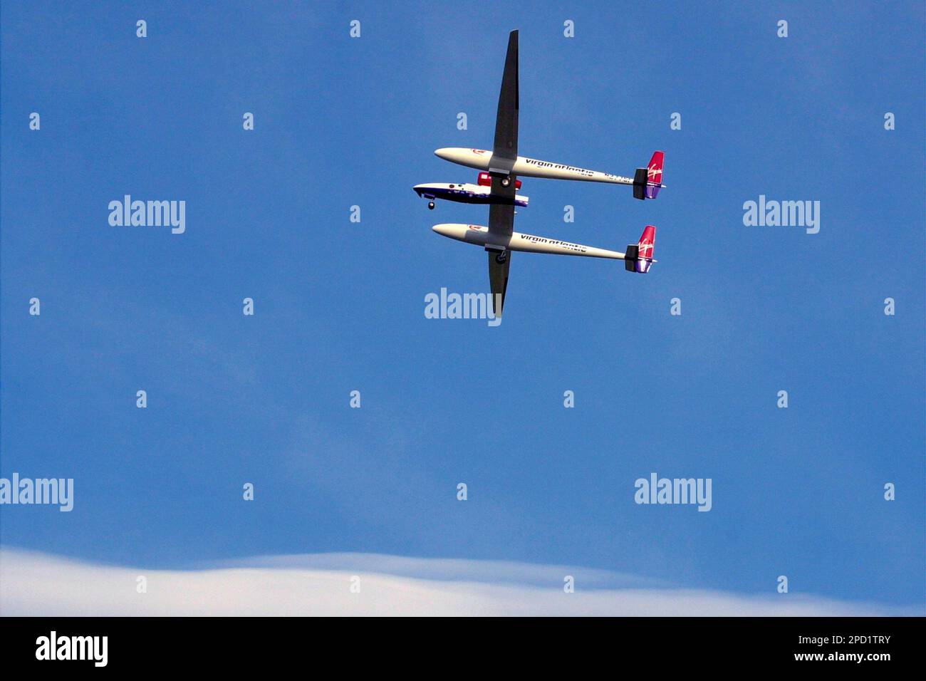 The GlobalFlyer is piloted by Millionaire adventurer Steve Fossett over ...