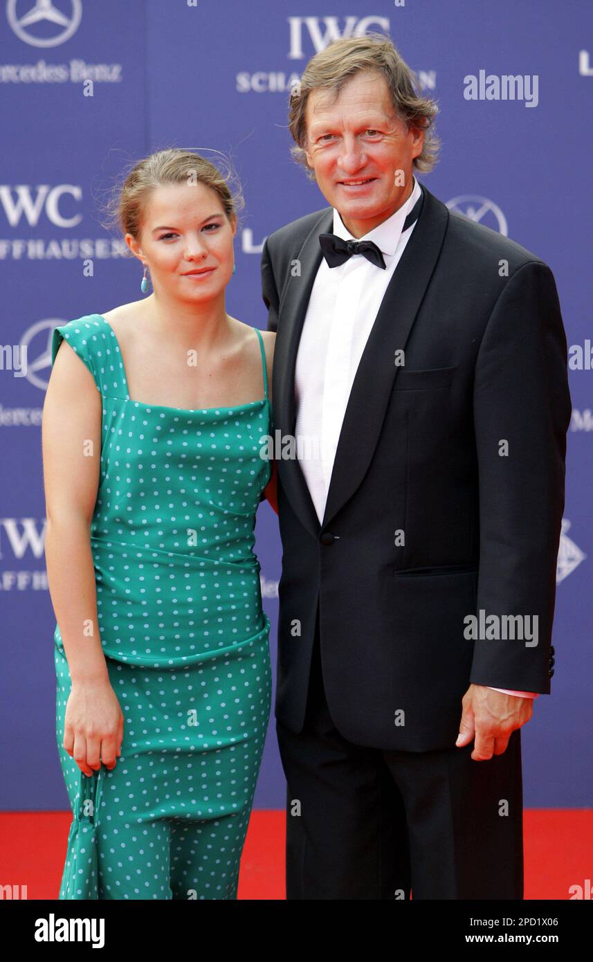 Austrian ski legend Franz Klammer arrives for the Laureus World Sports ...