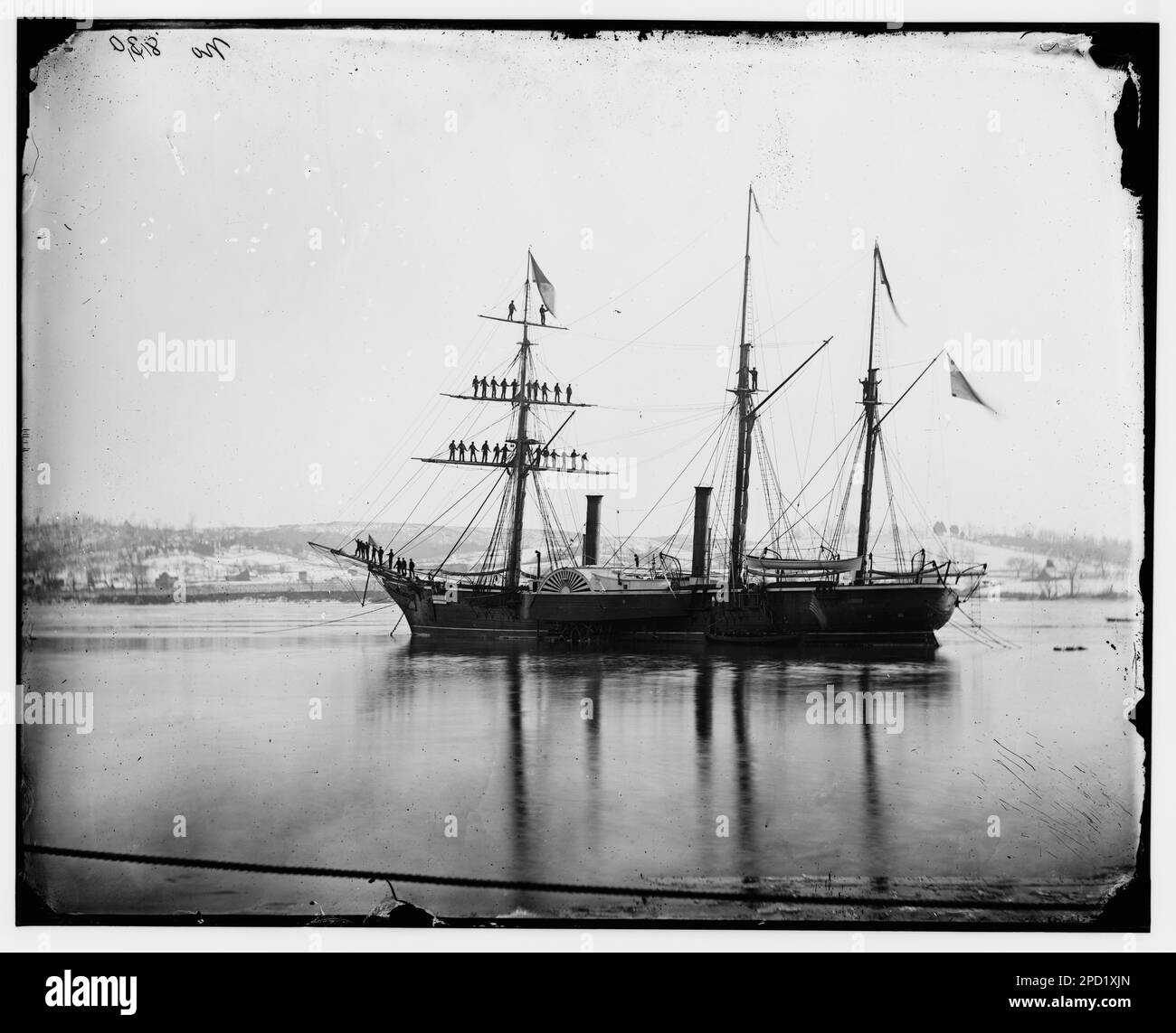 Washington, District of Columbia. Brazilian Steam Frigate at Navy Yard ...