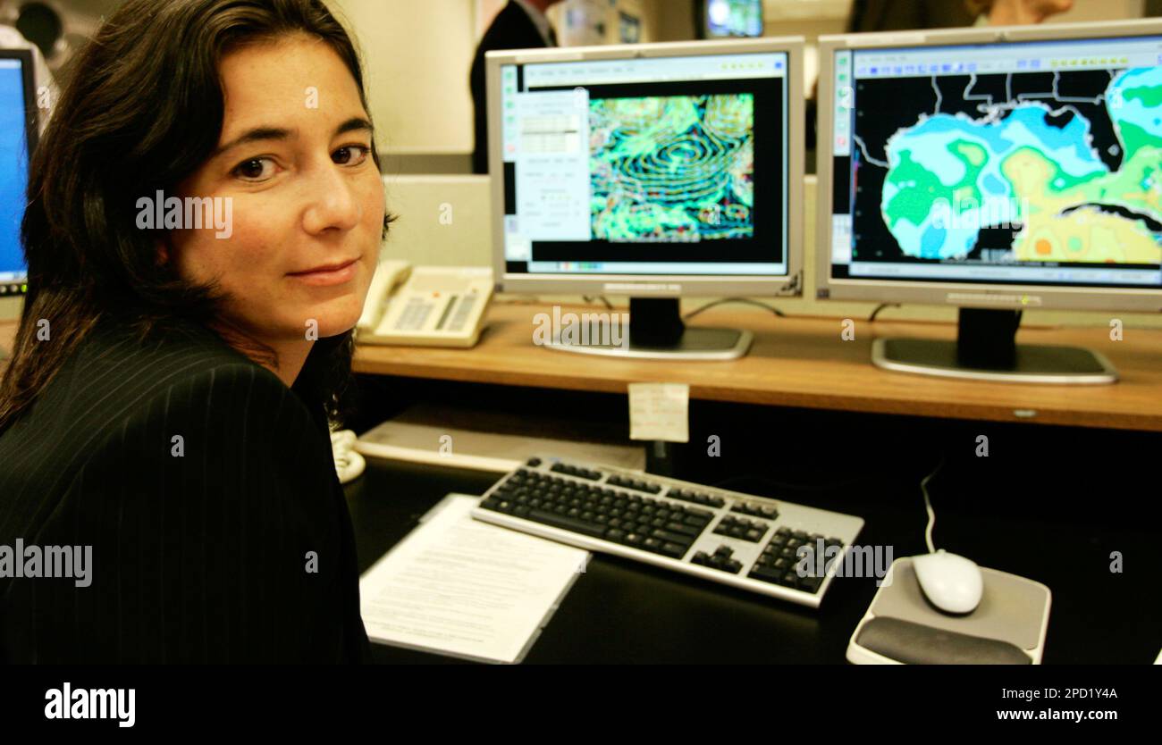 Michelle Mainelli, a new Hurricane Specialist appointed to work at the ...