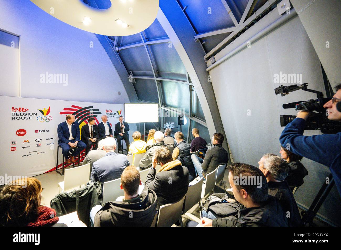 Gracias.be CEO Guillaume Desmet, BOIC-COIB CEO Cedric Van Branteghem ...