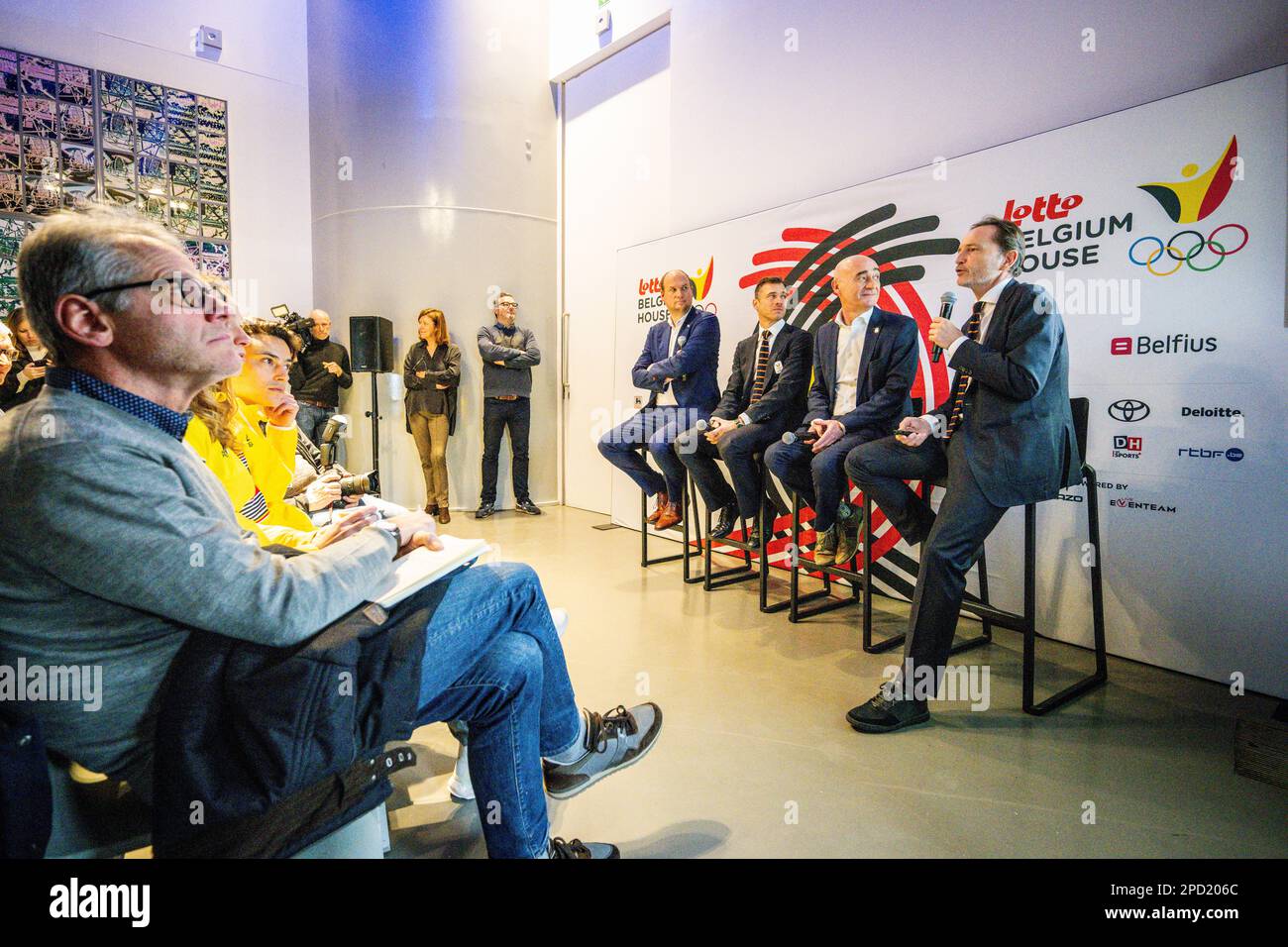 Gracias.be CEO Guillaume Desmet, BOIC-COIB CEO Cedric Van Branteghem ...