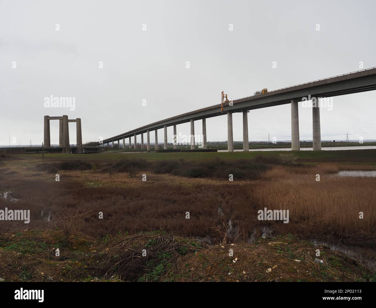 Elmley, Kent, UK. 14th Mar, 2023. A safety inspection of the Sheppey ...