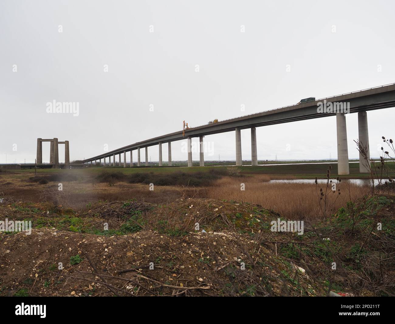 Elmley, Kent, UK. 14th Mar, 2023. A safety inspection of the Sheppey ...