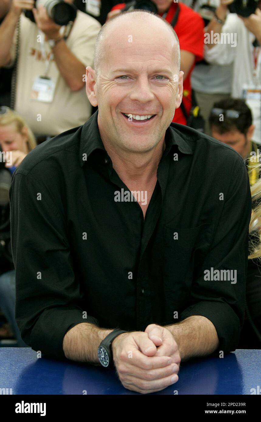 American actor Bruce Willis poses during a photo call for the film ...
