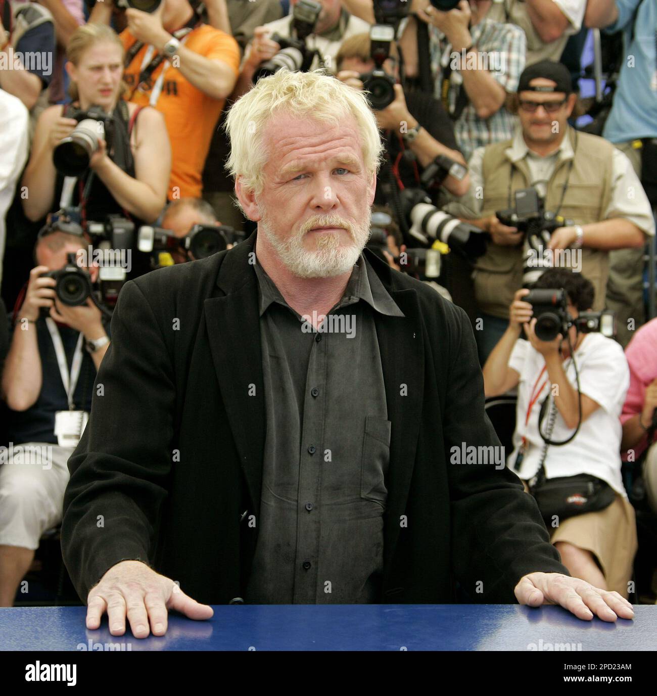 American actor Nick Nolte poses during a photo call for the film "Over ...