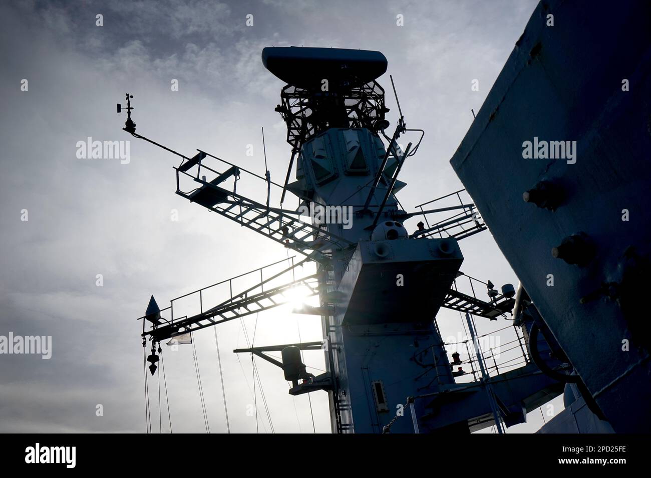 HMS Montrose on Final Visit to Montrose Stock Photo - Alamy
