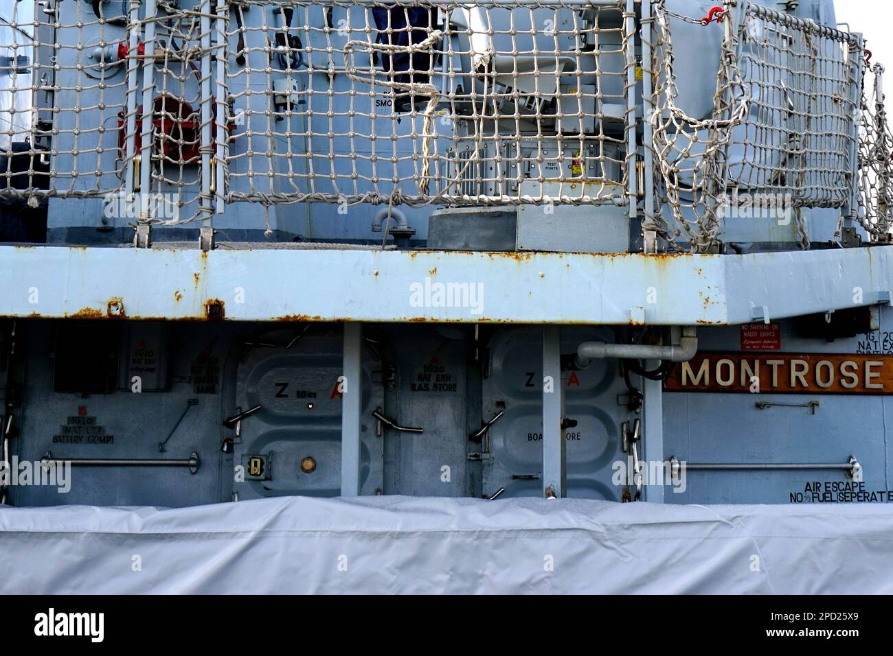 HMS Montrose on Final Visit to Montrose Stock Photo - Alamy