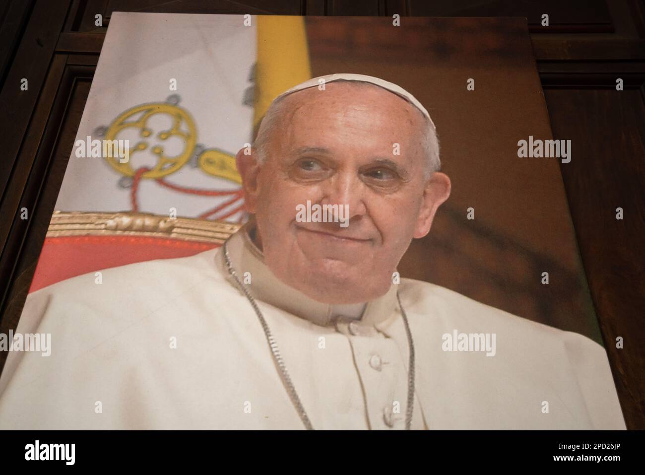 Portrait of Pope Francis I, Rome, Italy Stock Photo - Alamy