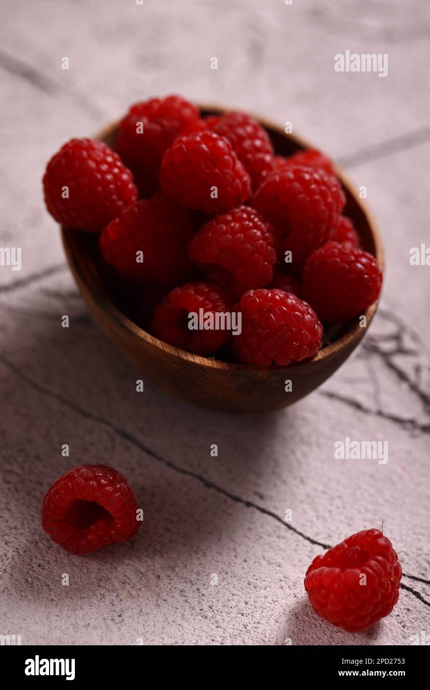 fresh organic berry raspberry healthy food Stock Photo - Alamy