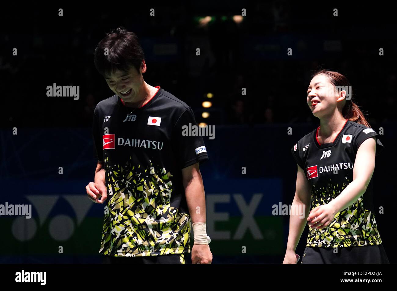 Japanâ€™s Yuki Kaneko and Misaki Matsutomo (left) in action against ...