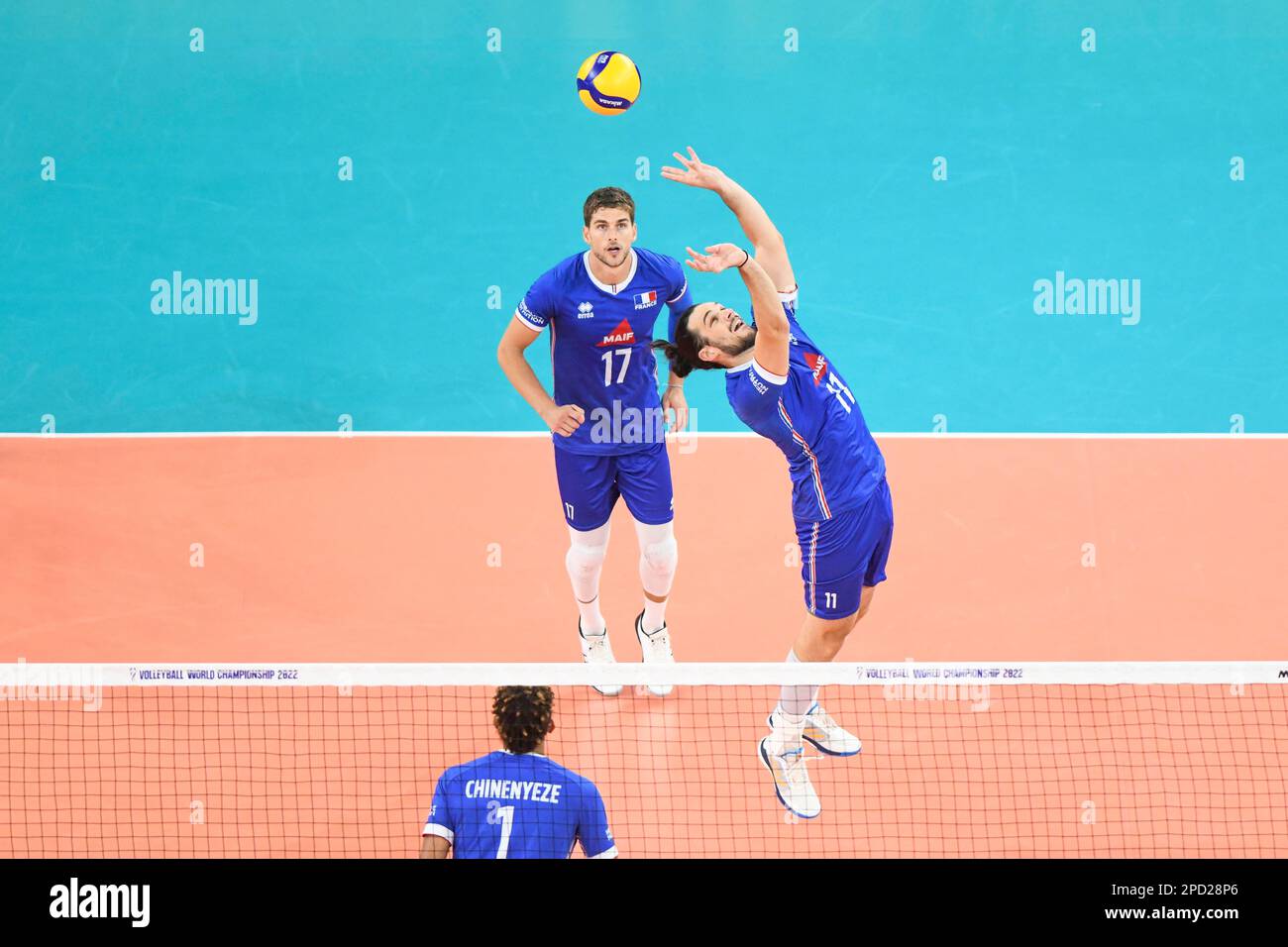 Antoine Brizard (France). Volleyball World Championship 2022. Quarter ...