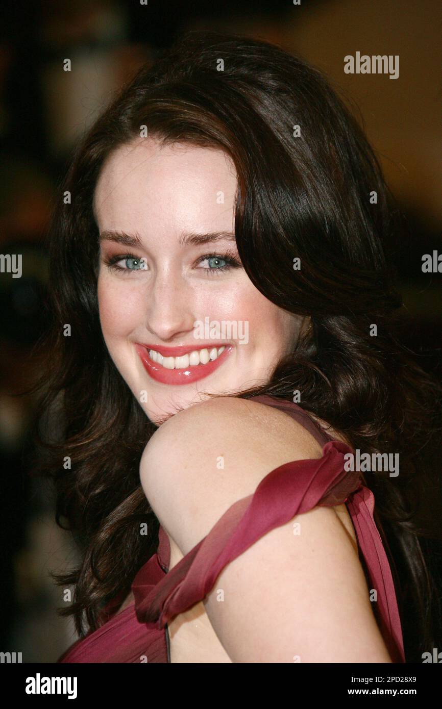 American actress Ashley Johnson arrives for the screening of the film ...