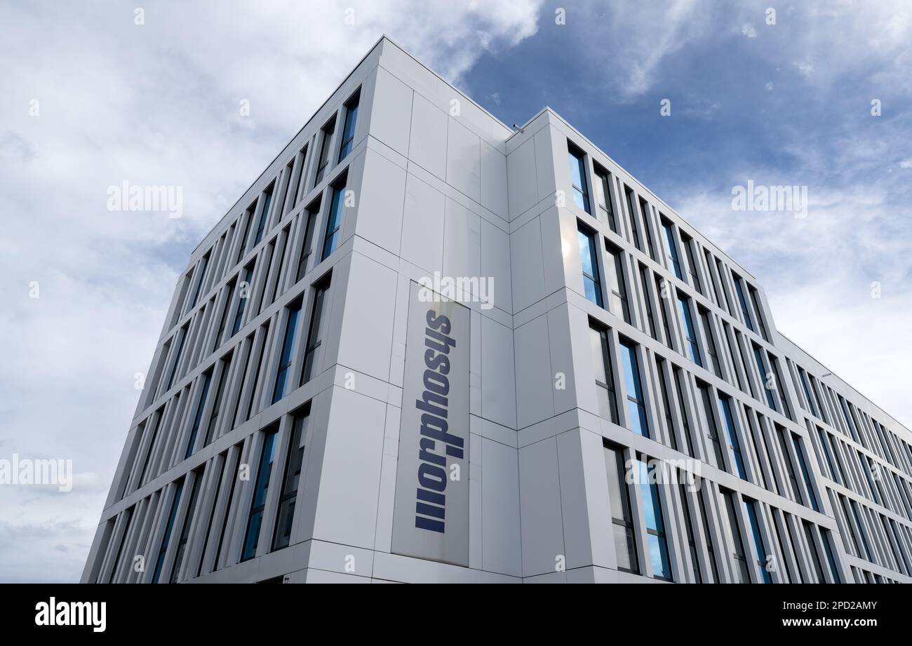 Planegg, Germany. 14th Mar, 2023. The logo of the biotechnology company ...