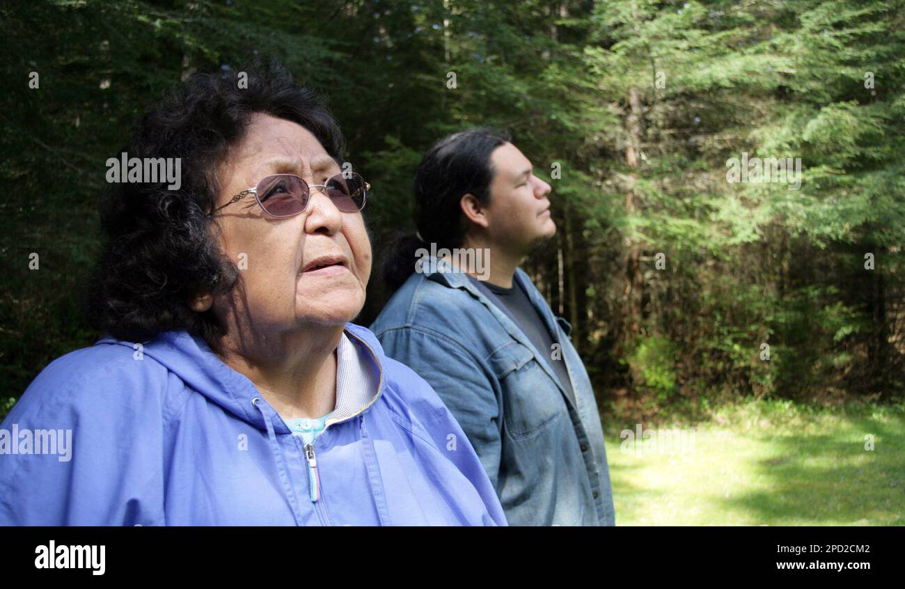 Irene Jimmy, a Tlingit elder from Sitka and a descendant of the Kiks.di ...