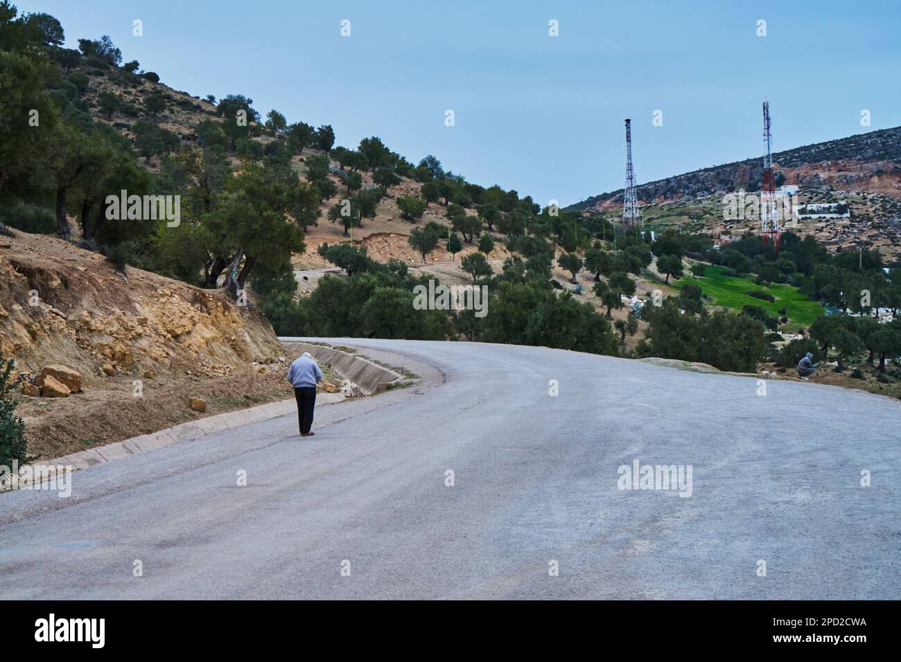 Walking alone on old hi-res stock photography and images - Alamy