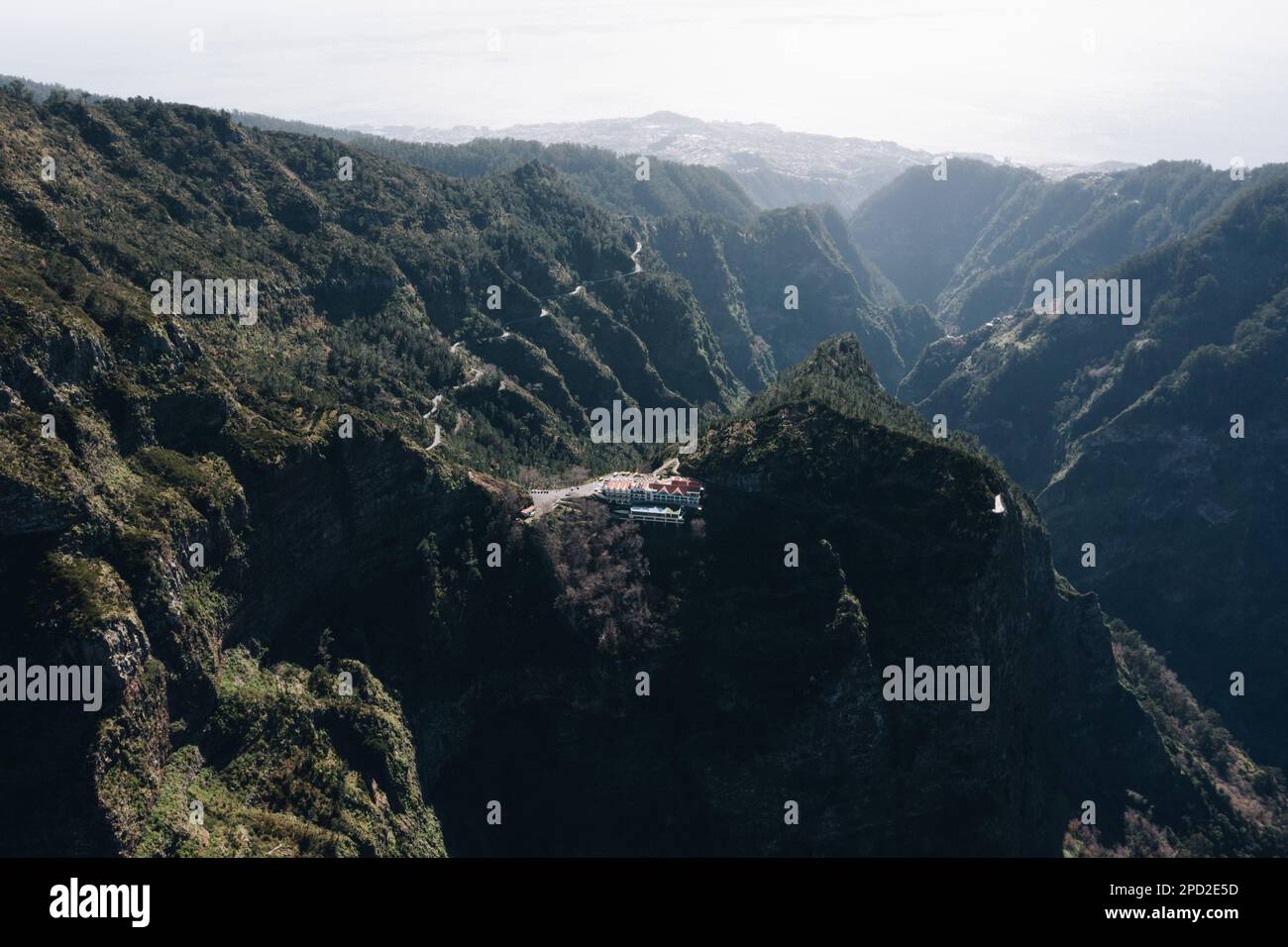 Aerial view of Madeira Island Stock Photo - Alamy