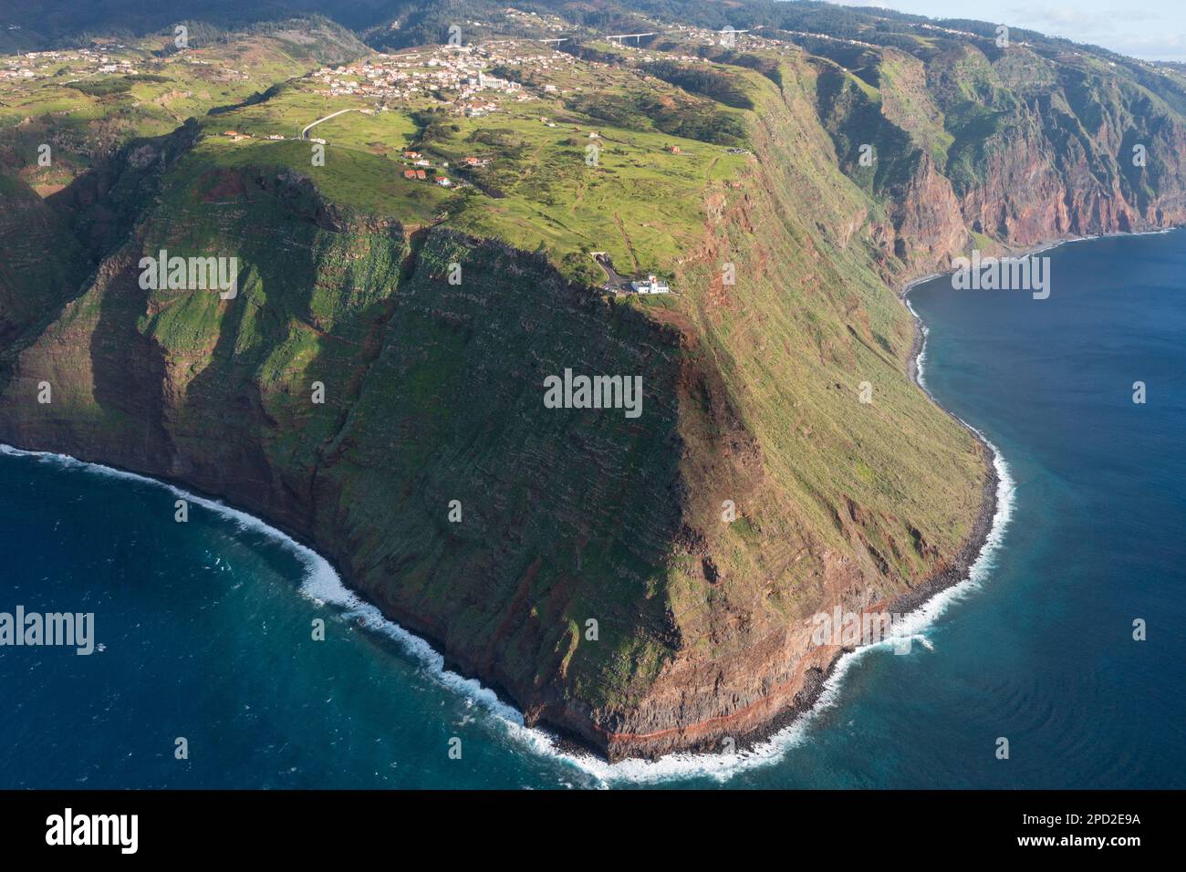 Aerial view of Madeira Island Stock Photo - Alamy