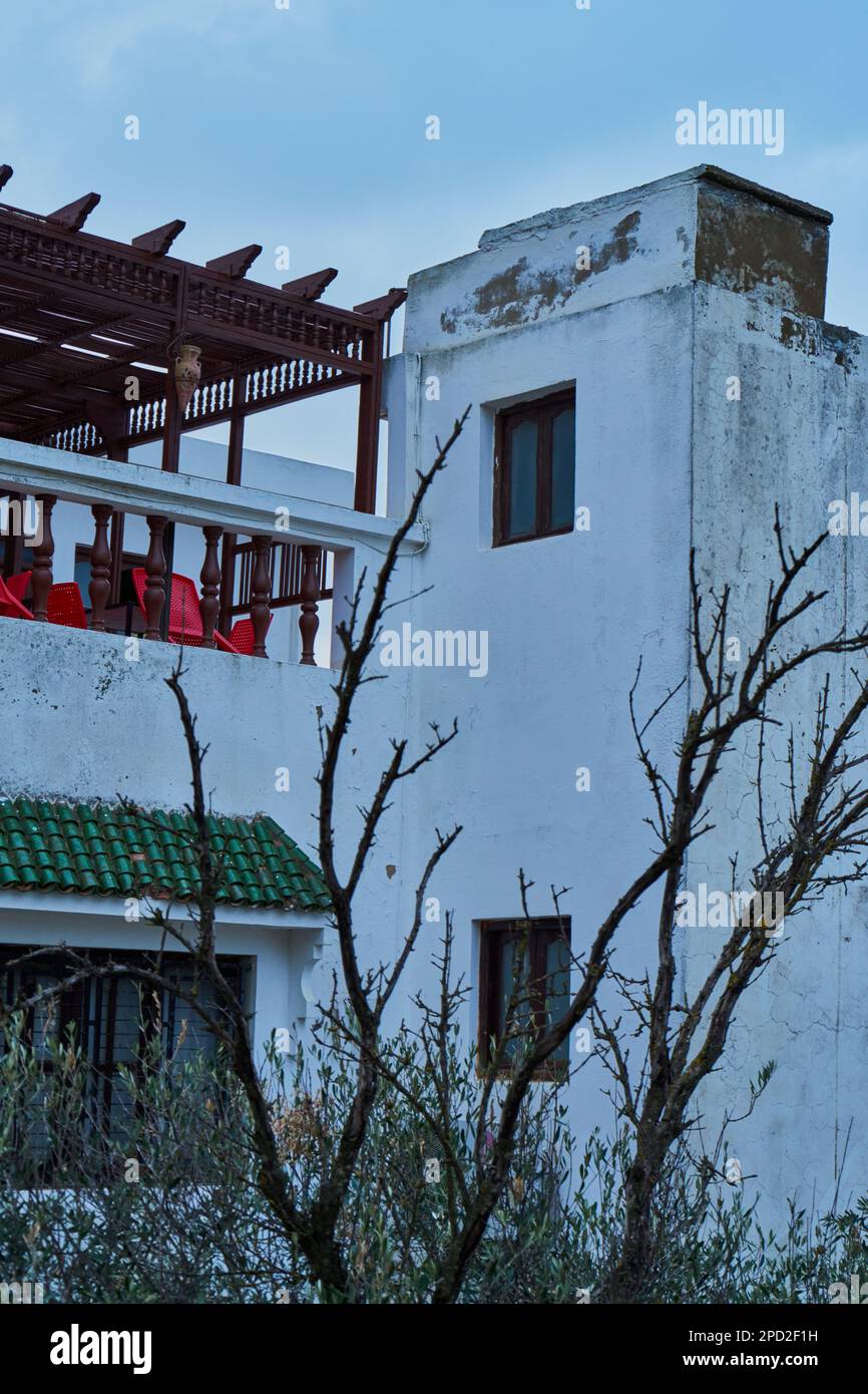 Moroccan hostel from the outside Stock Photo - Alamy