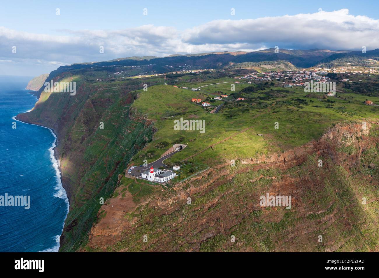 Aerial view of Madeira Island Stock Photo - Alamy
