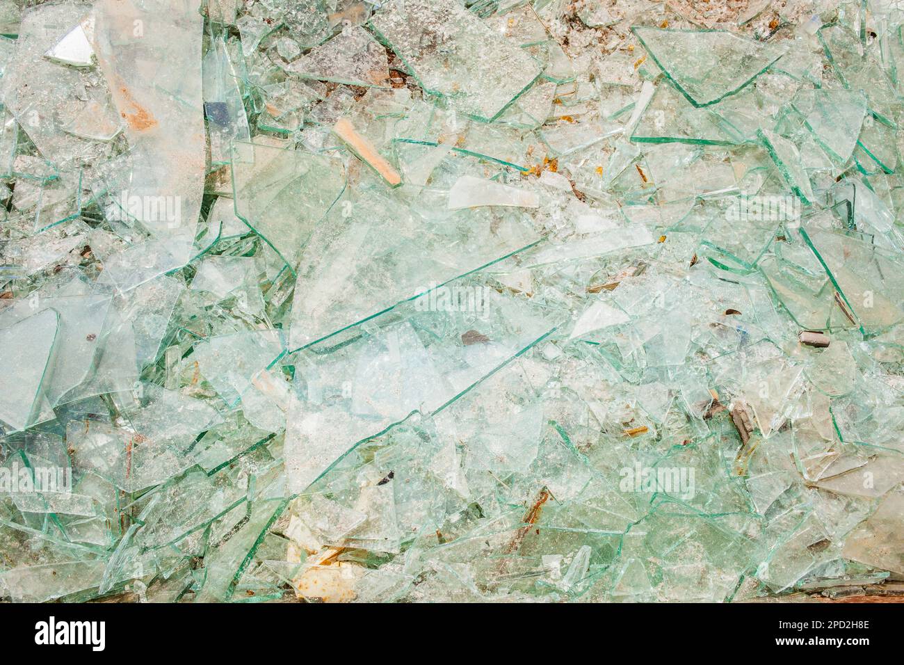 Glass storage to recycle, recycling center Stock Photo - Alamy
