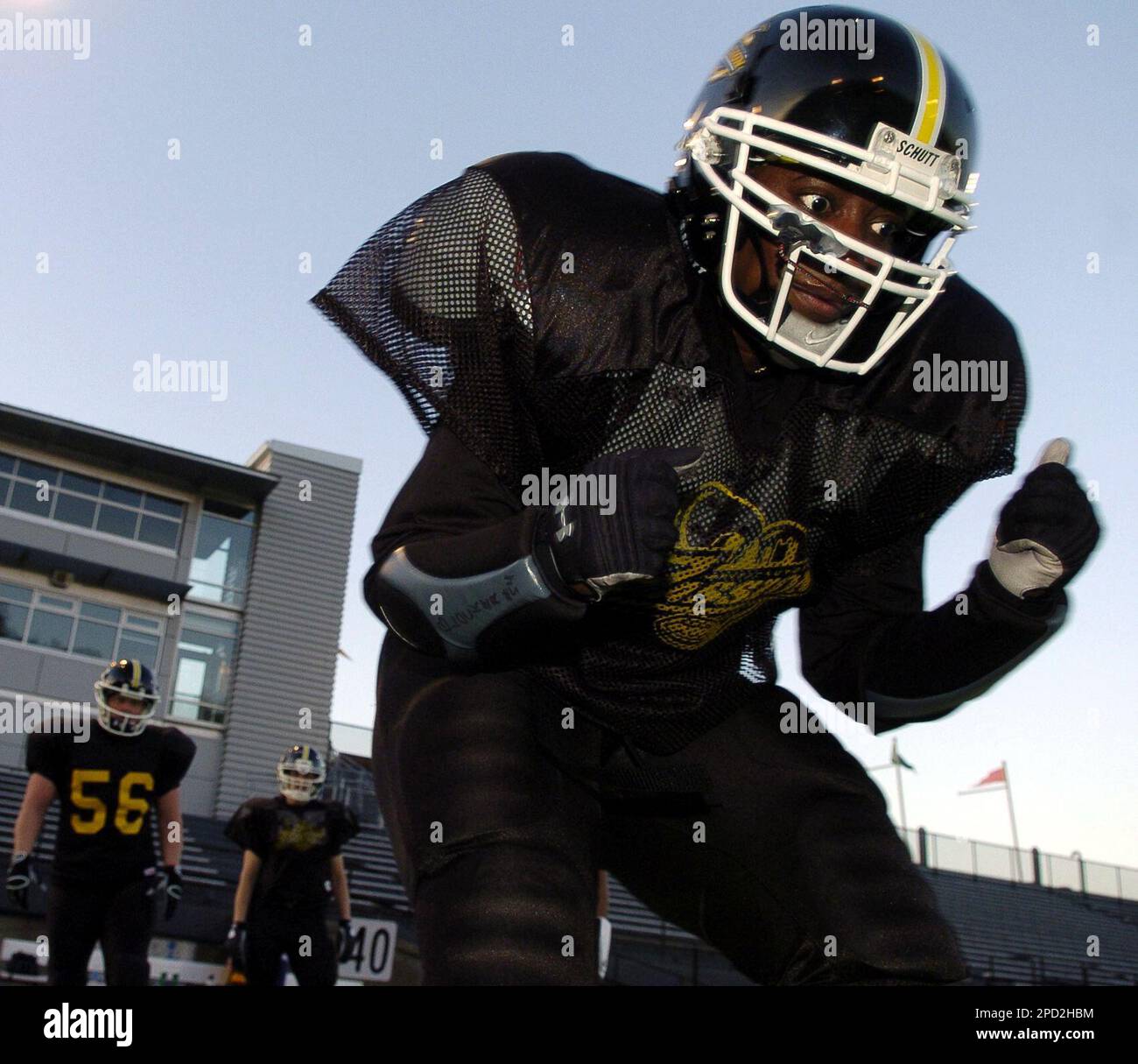 Pittsburgh Passion defensive lineman Debi Blocker, 45, works on ...