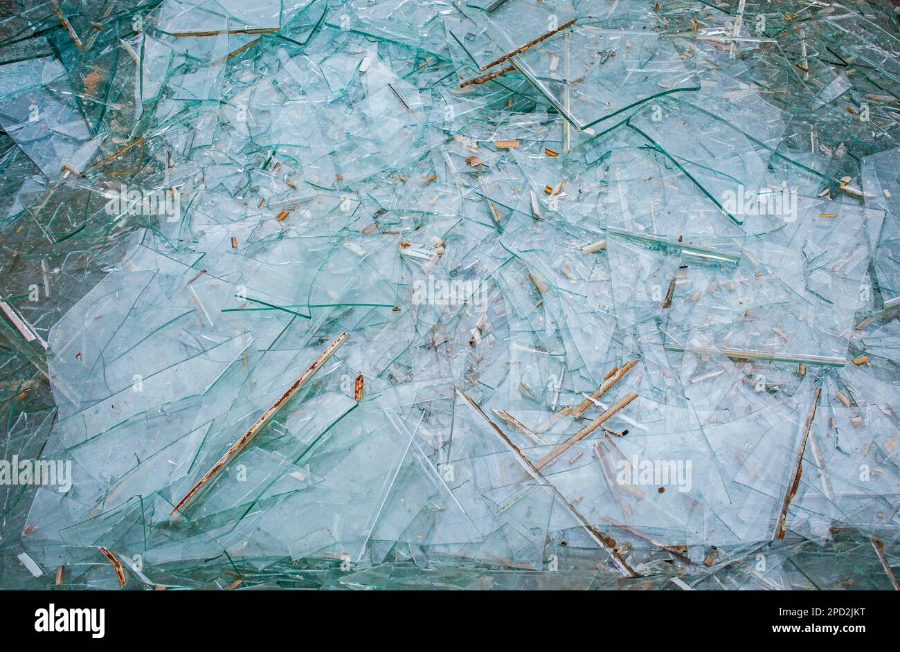 Glass storage to recycle, recycling center Stock Photo - Alamy