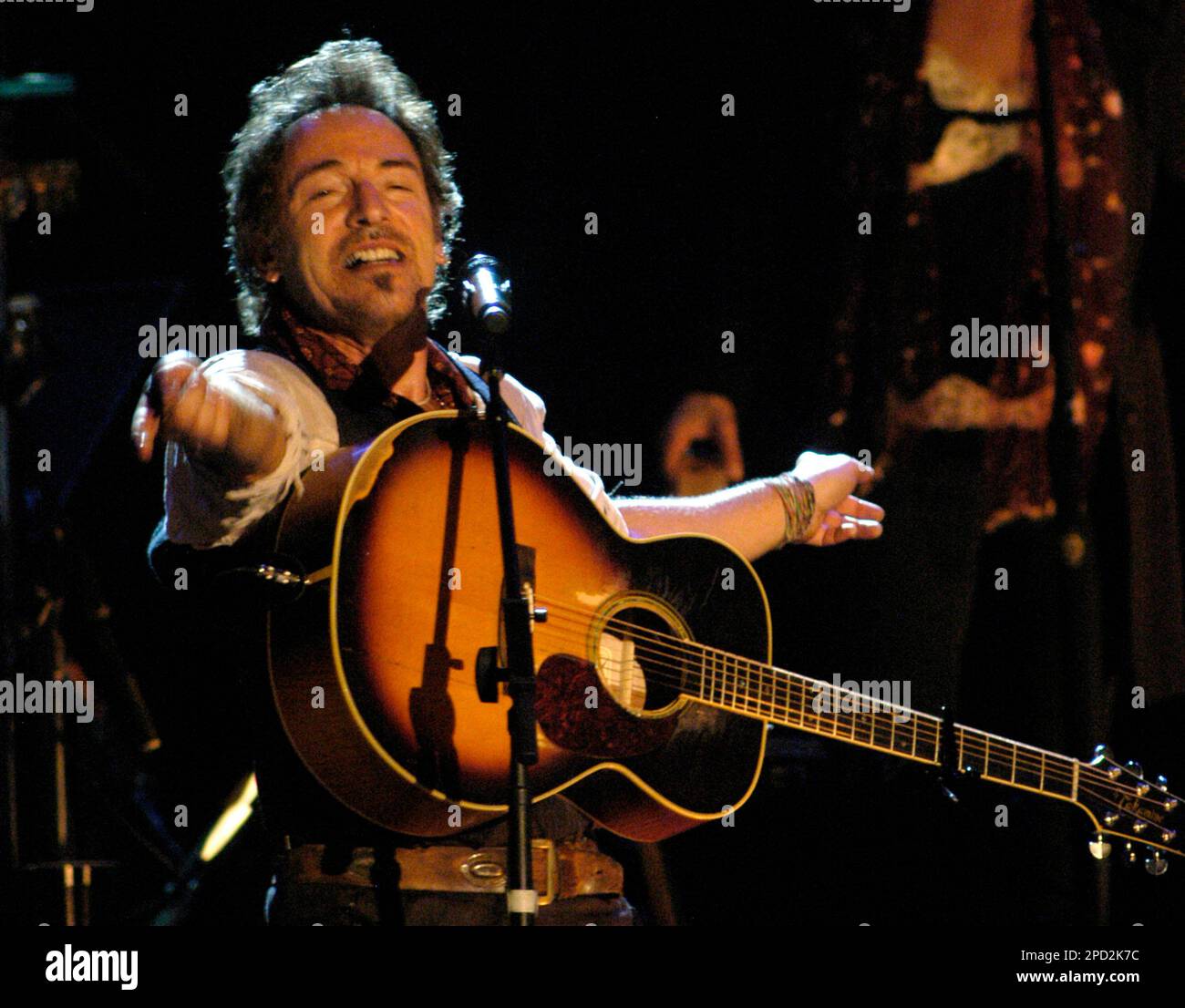 U.S. rockstar Bruce Springsteen performs in Frankfurt, Germany ...