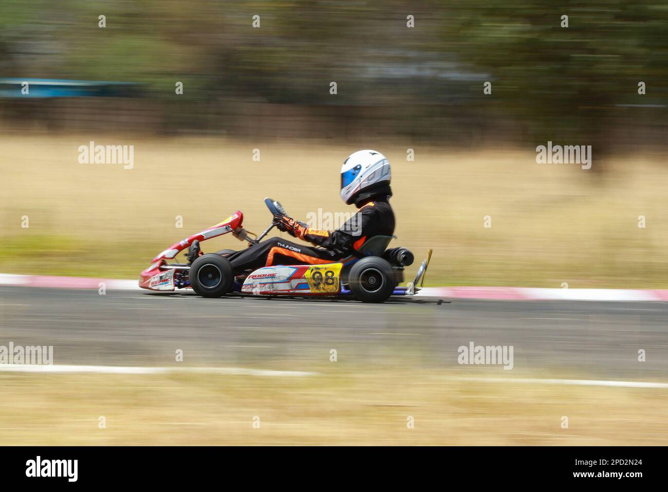 Nakuru, Kenya. 12th Mar, 2023. Anay Doshi in action during the Kenya ...