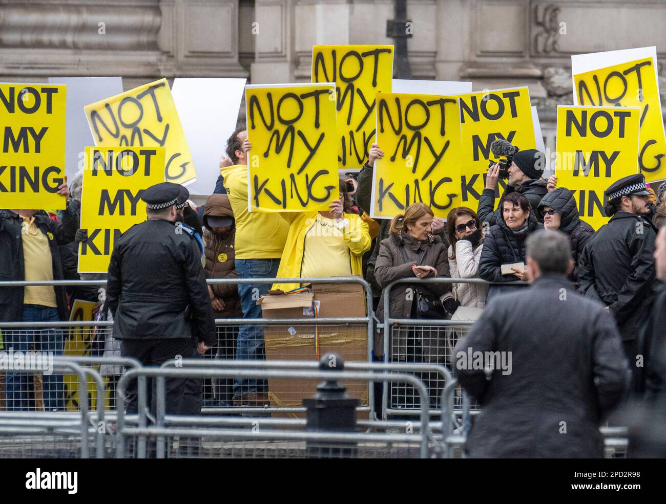 London, England. UK. 13 March, 2023. Demonstrations take place as the ...