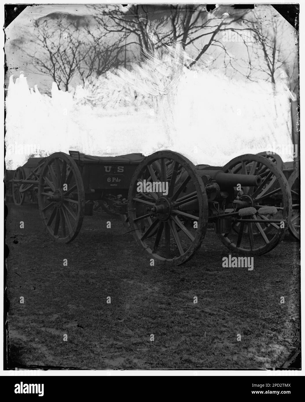Washington, District of Columbia. Wiard 6-pdr. Gun at the Arsenal ...
