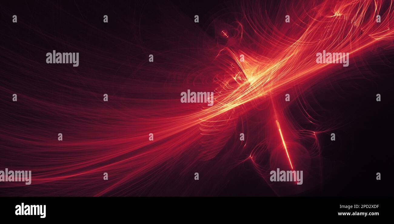 Glint cosmic rays. Neon wind lines. Detailed fractal graphics. Glow ...