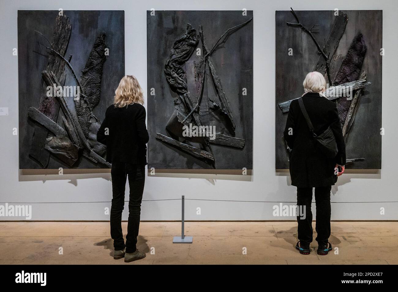 London, UK. 14th Mar, 2023. The coming dawn, triptych, 2011, by ...