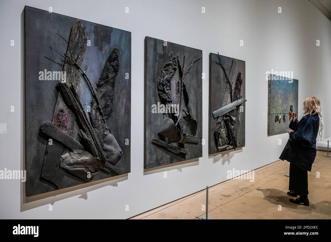 London, UK. 14th Mar, 2023. The coming dawn, triptych, 2011, by ...