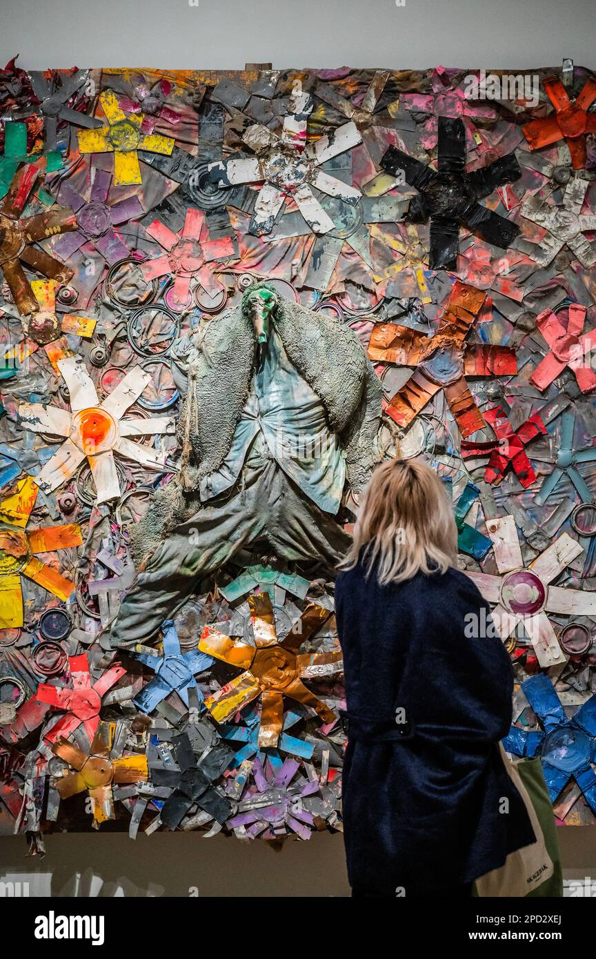 London, UK. 14th Mar, 2023. Stars of Everything, 2004, by Thornton Dial ...