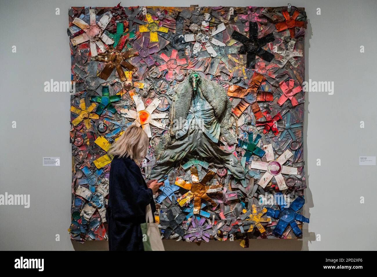 London, UK. 14th Mar, 2023. Stars of Everything, 2004, by Thornton Dial ...