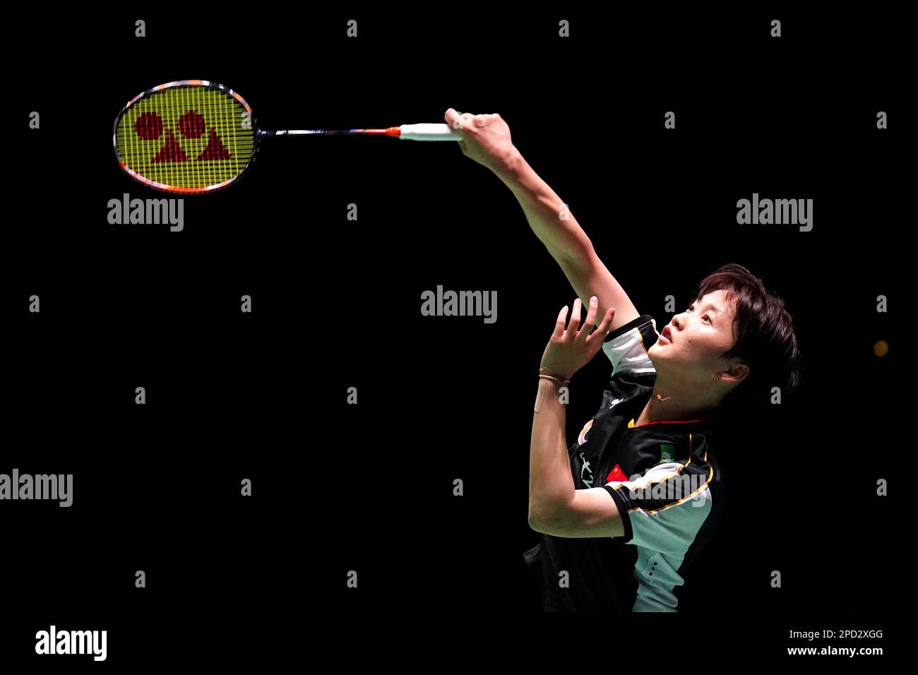 China's Chen Yu Fei in action against Canada's Michelle Li (not ...