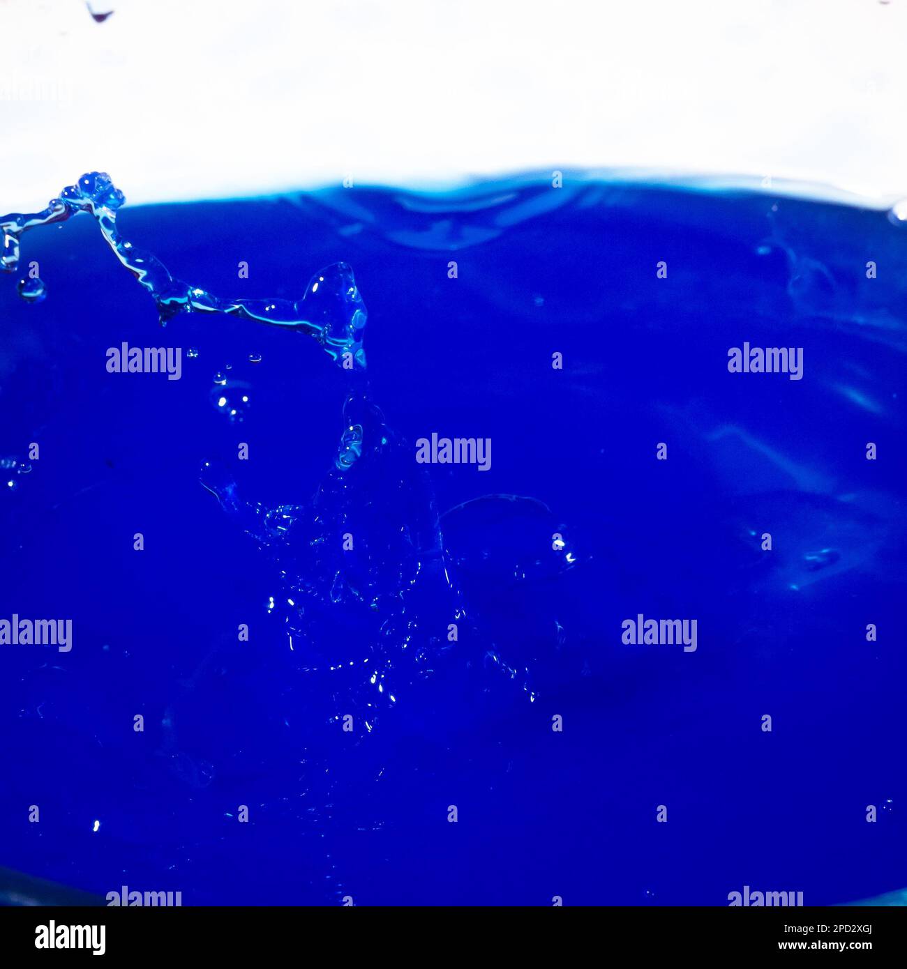 Abstract water splash Transparent sea background Frozen drop above the ...