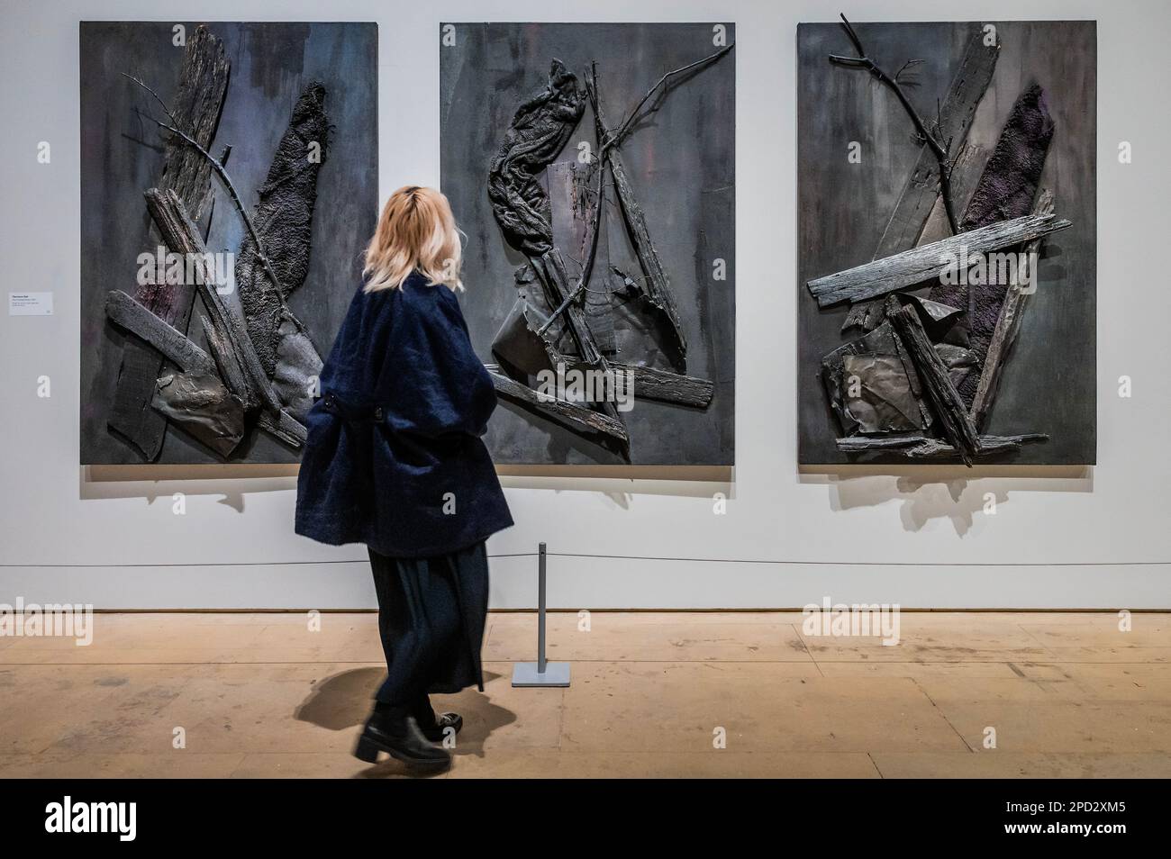 London, UK. 14th Mar, 2023. The coming dawn, triptych, 2011, by ...